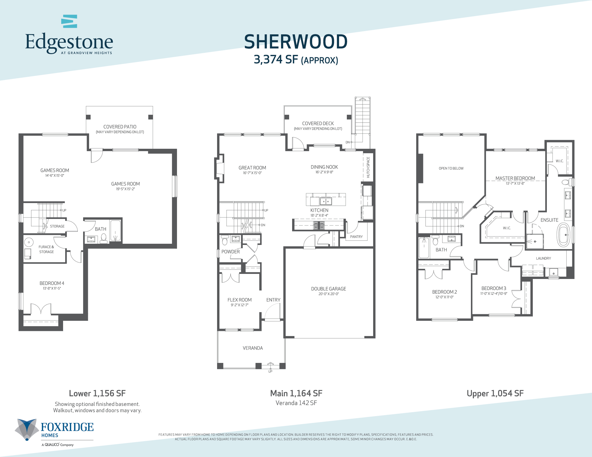 Edgestone at Grandview Heights Floorplans - REW