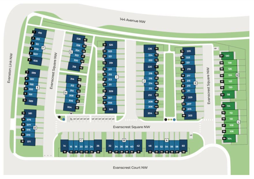 Symon Townhomes by Partners Development Group, Calgary AB - REW